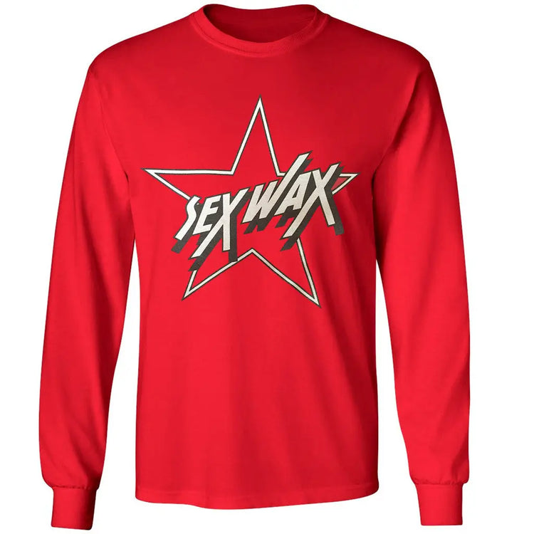 Mr. Zog's Sex Wax Mens Long Sleeve Star Tee - Red
